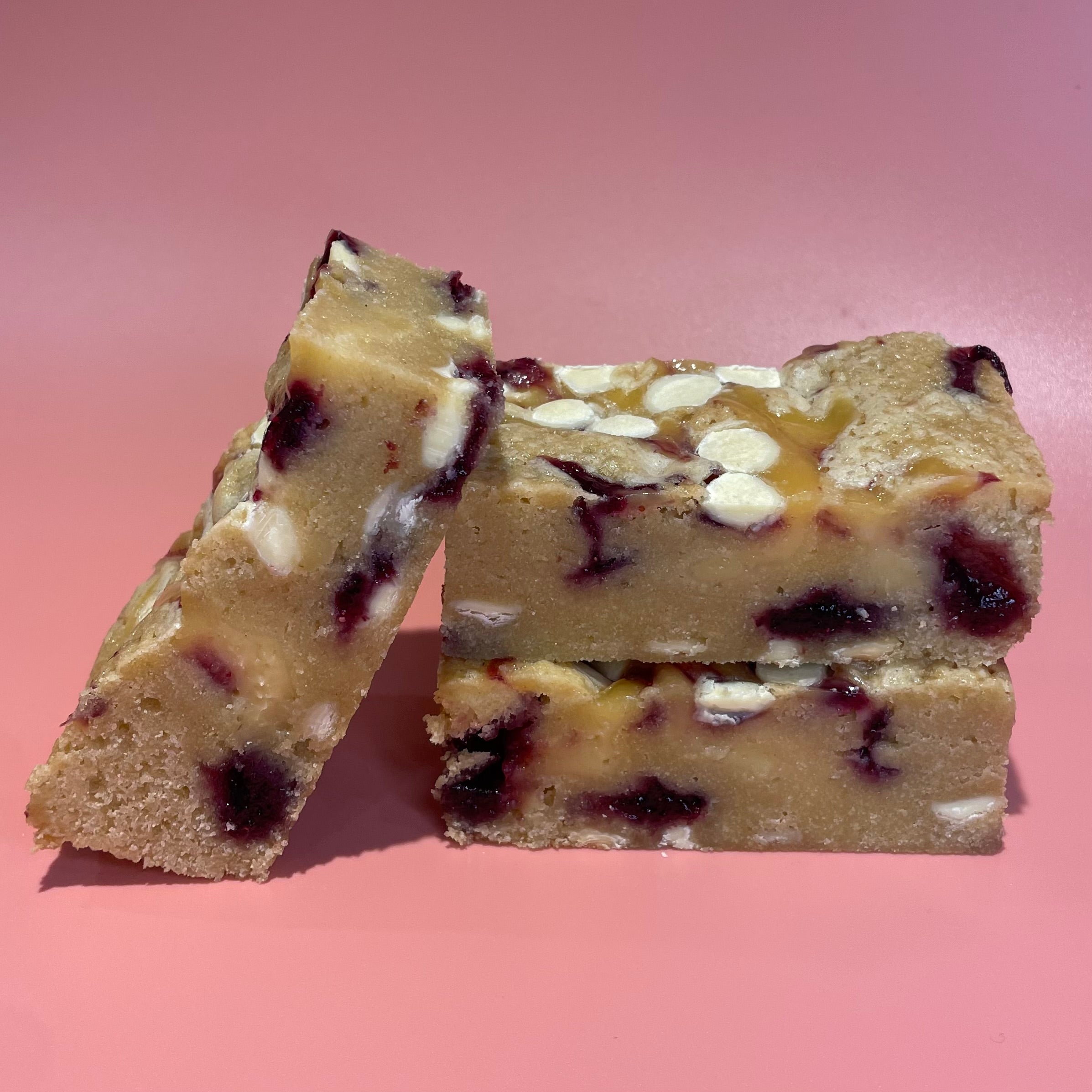Lemon & Blueberry Blondie – Patisserie Sheree