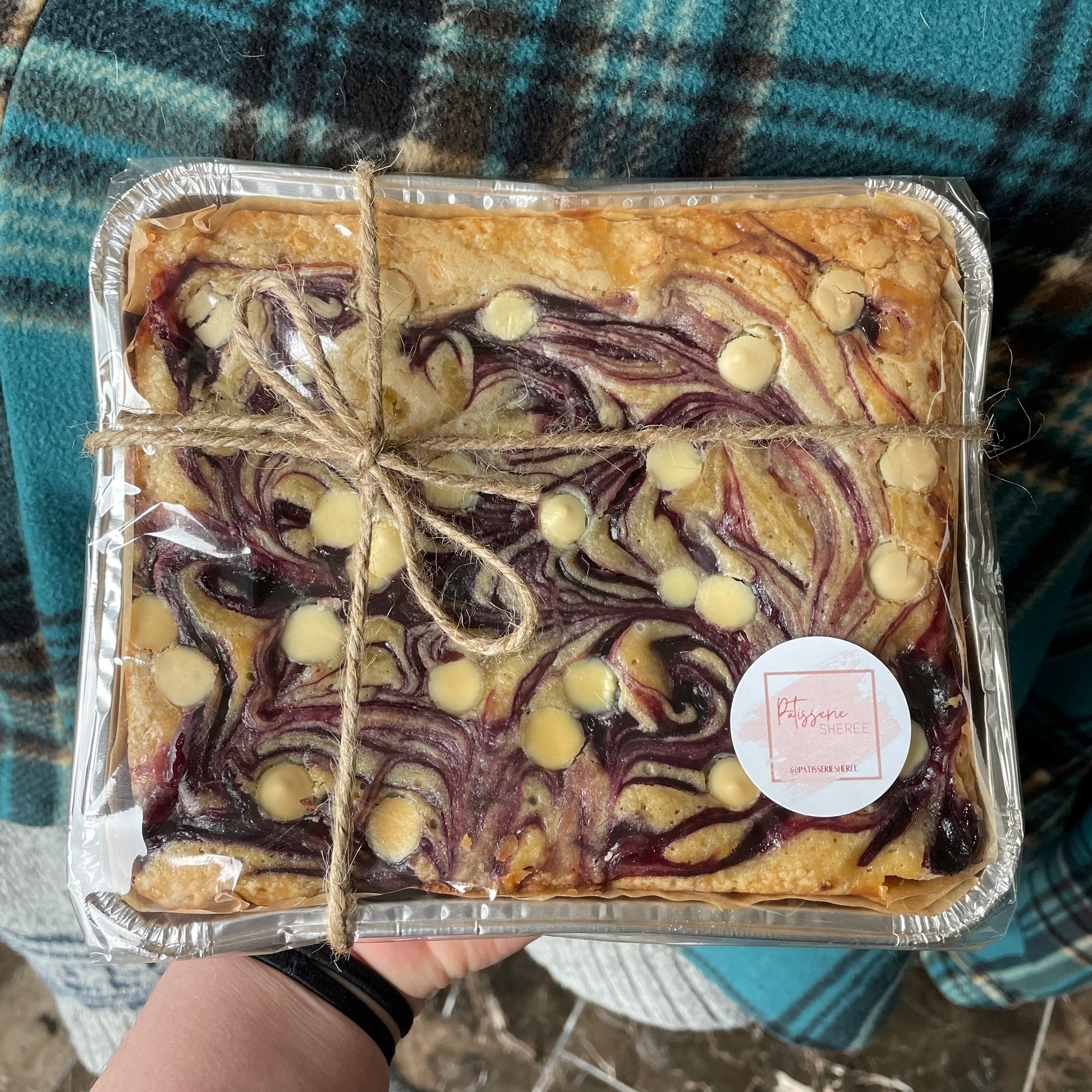 Lemon & Blueberry Blondie – Patisserie Sheree